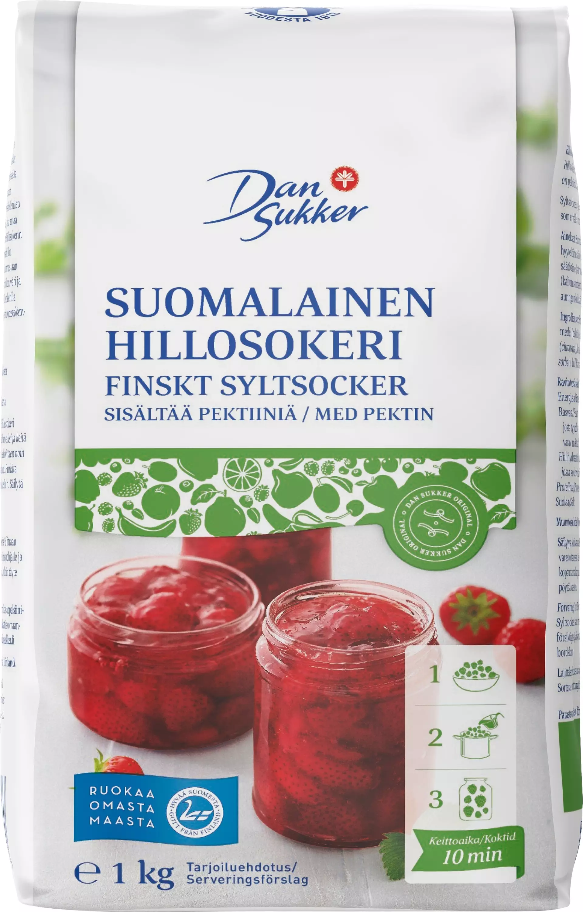 Dansukker Suomalainen Hillosokeri 1kg - Säästökuoppa verkkokauppa