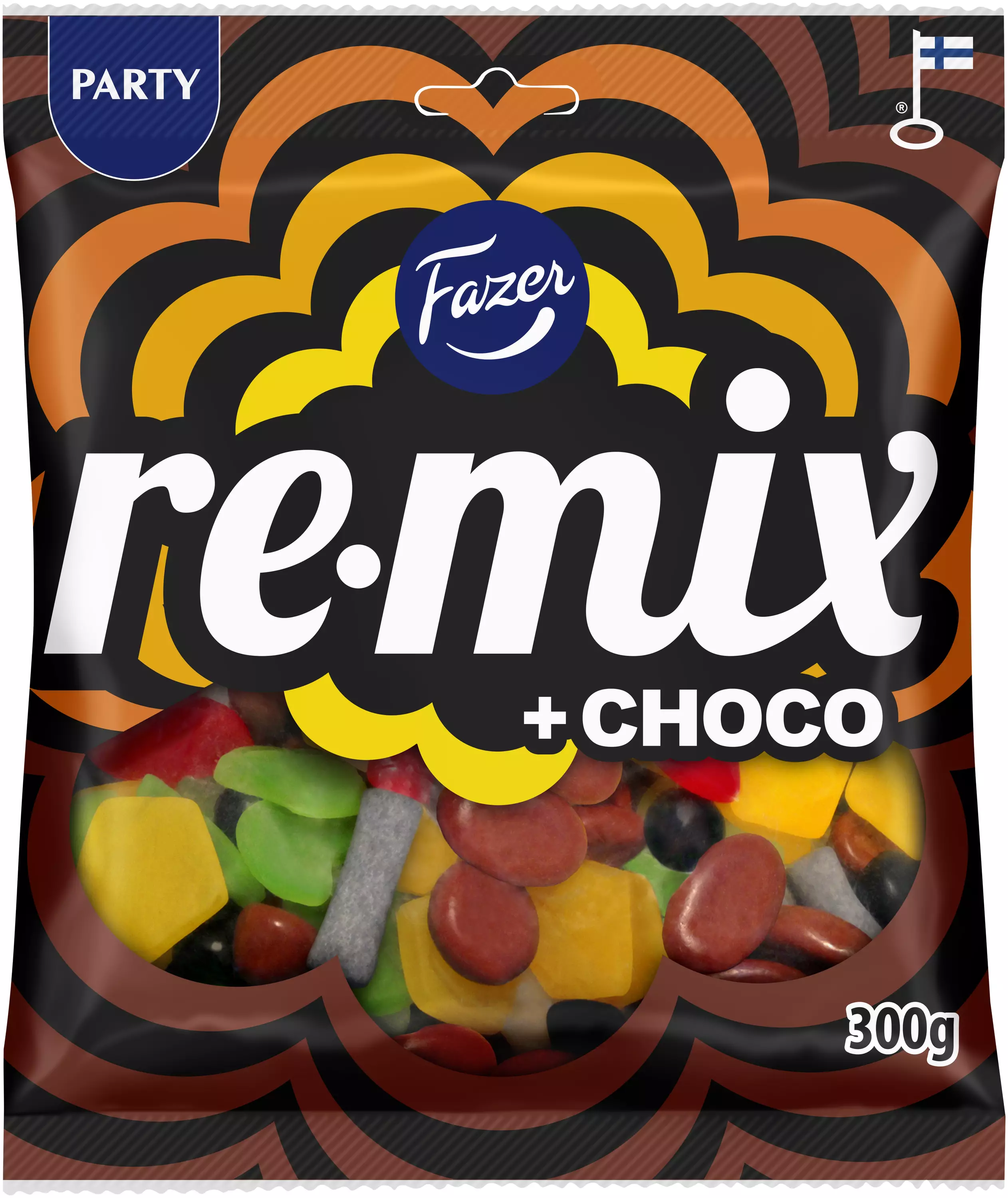 Fazer Party Remix+choco 300g - Säästökuoppa verkkokauppa